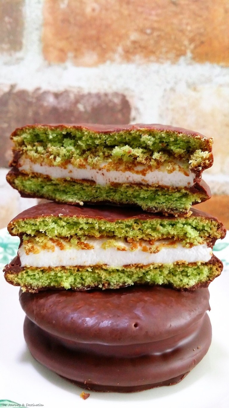 Matcha, Marshmallow and Chocolate Choco Pies – The Journey & Destination