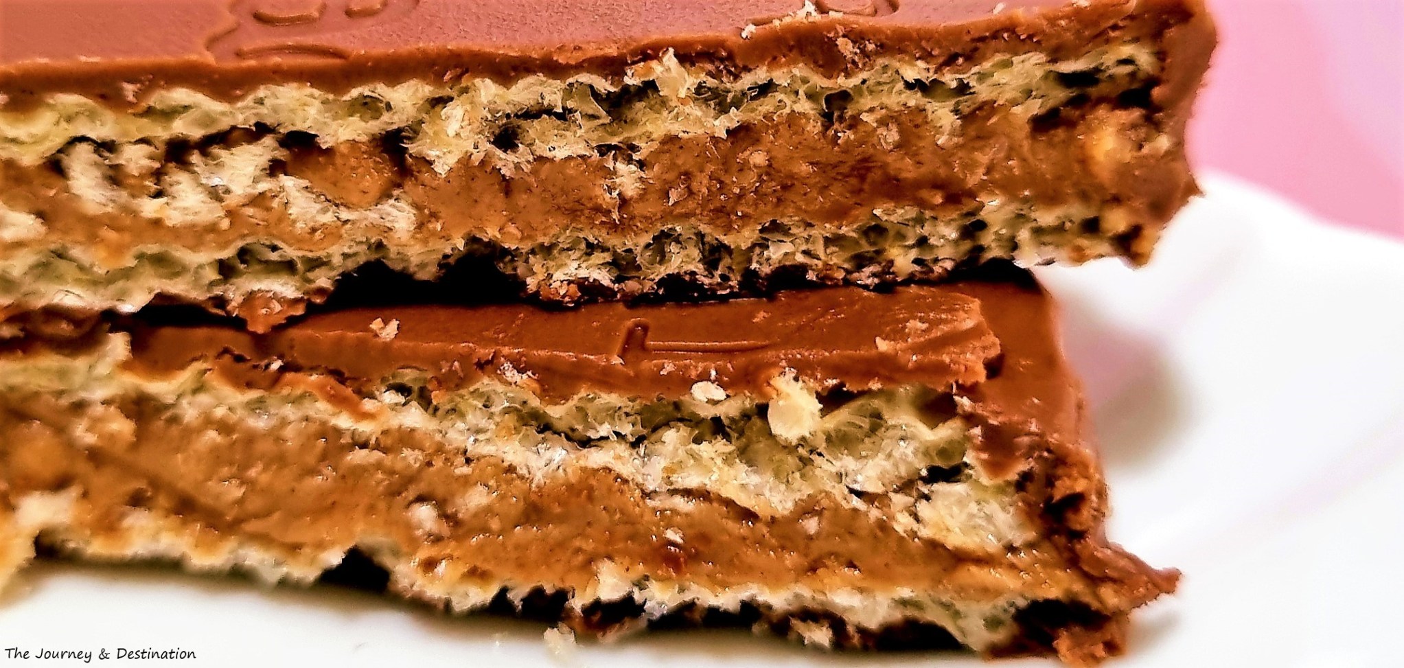 Hazelnut-Filled Wafer Tortina with Dark Milk Chocolate – The Journey ...
